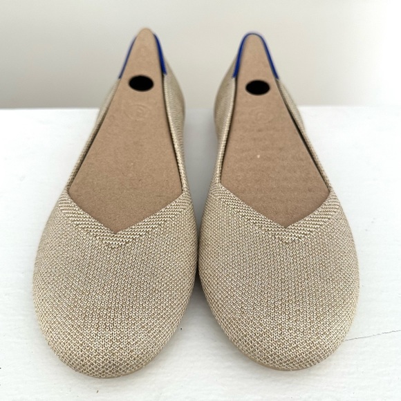 Rothy's | Shoes | Rothys The Flat Light Gold Metallic | Poshmark